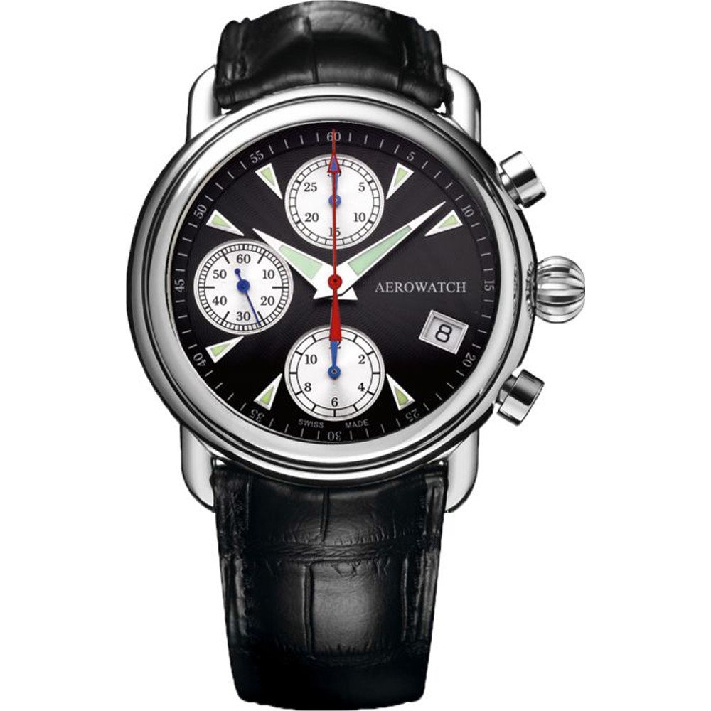 Aerowatch 1942 61901-AA08 1942 Auto Chrono Watch • EAN: 7640806200391 ...