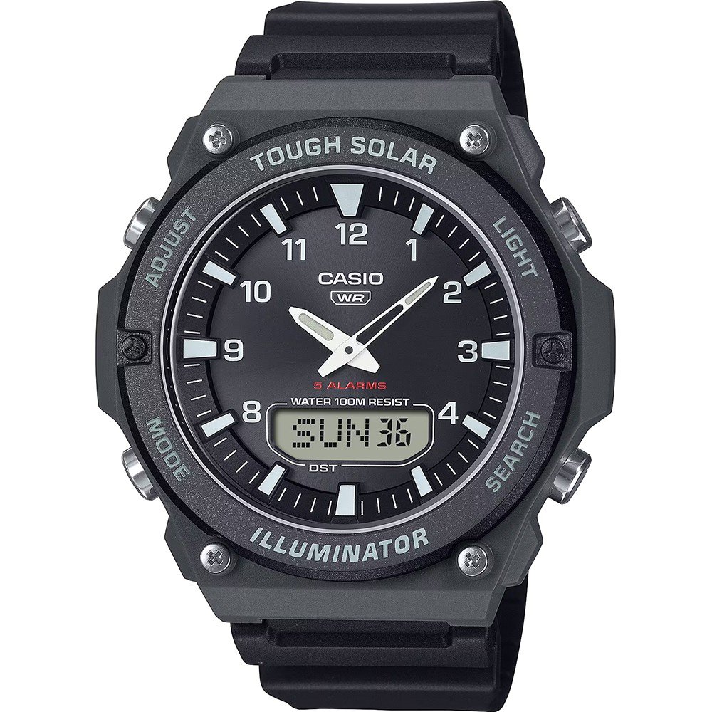 Casio Sport AQ-S820W-1AVEF Tough Solar Ana-digi Watch • EAN ...