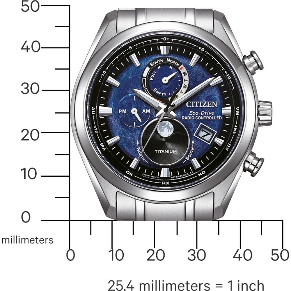 Citizen Super Titanium BY1010-81L Tsuki-yomi Watch • EAN: 4974374338129 ...