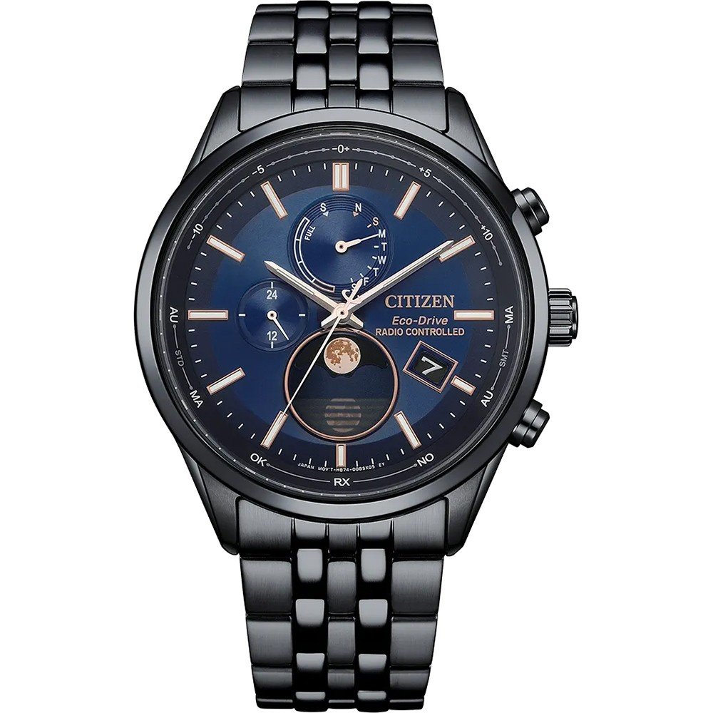 Citizen Radio Controlled BY1035-56L Radio Controlled Moonphase Watch ...