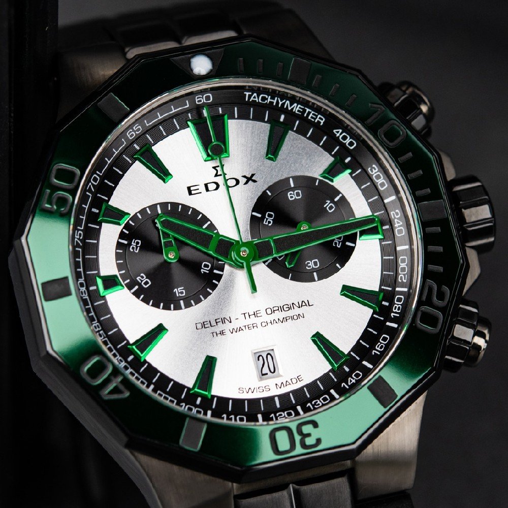 Edox Delfin 10112-37GNVCA-ANV Delfin The Original Watch • EAN ...