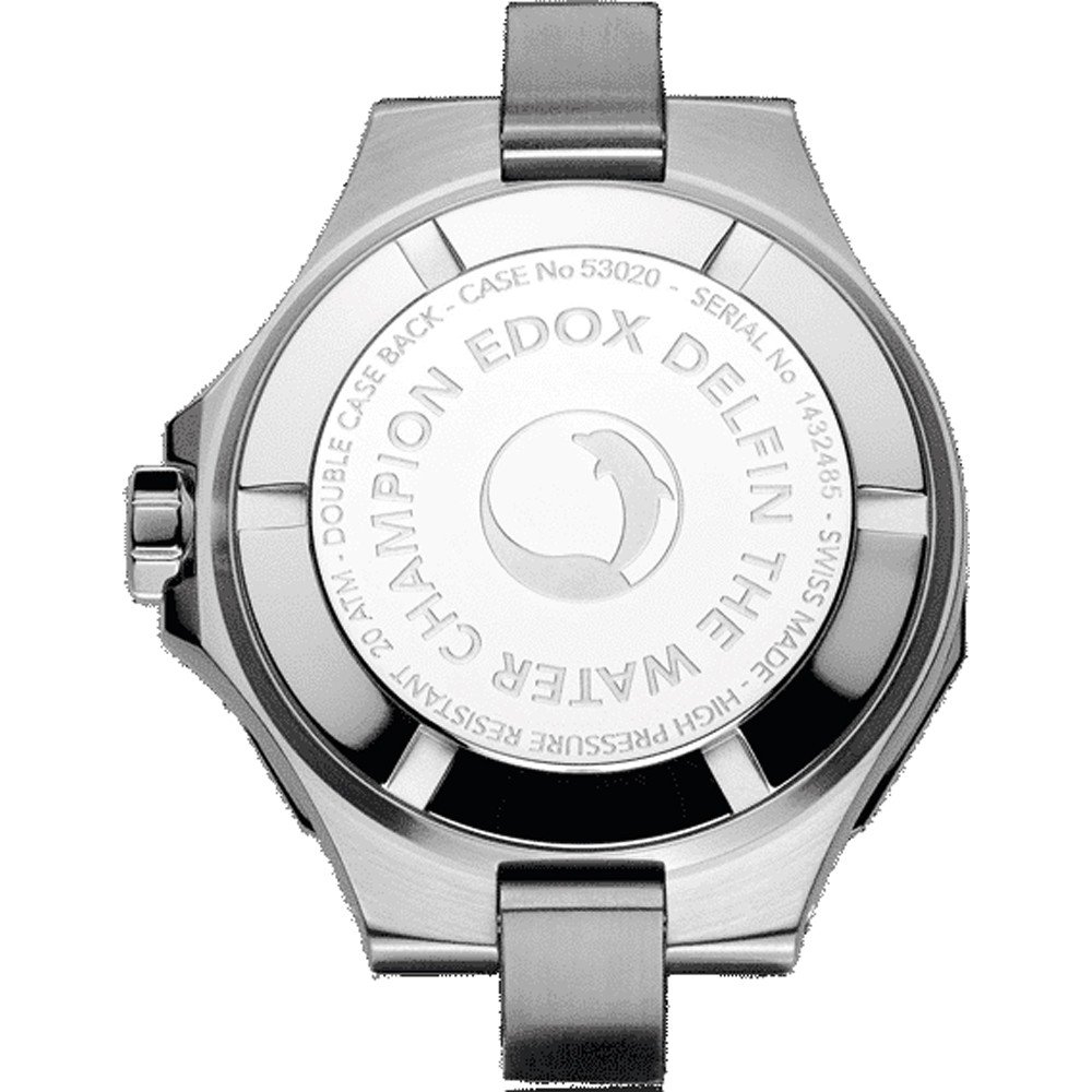 Edox Delfin 53020-3M-NADN Watch • EAN: 7640428081958 ...