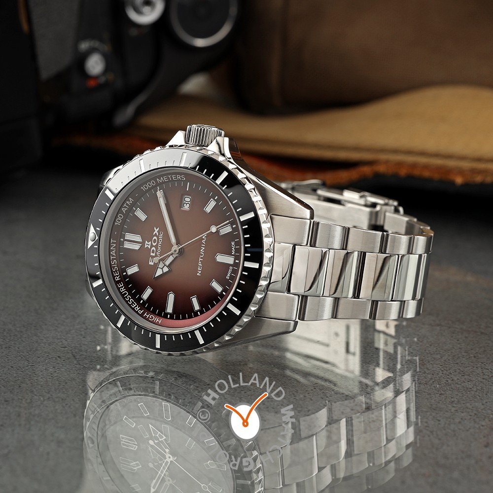 Edox Neptunian 80120-3NM-BRD Neptunian Automatic Watch • EAN ...