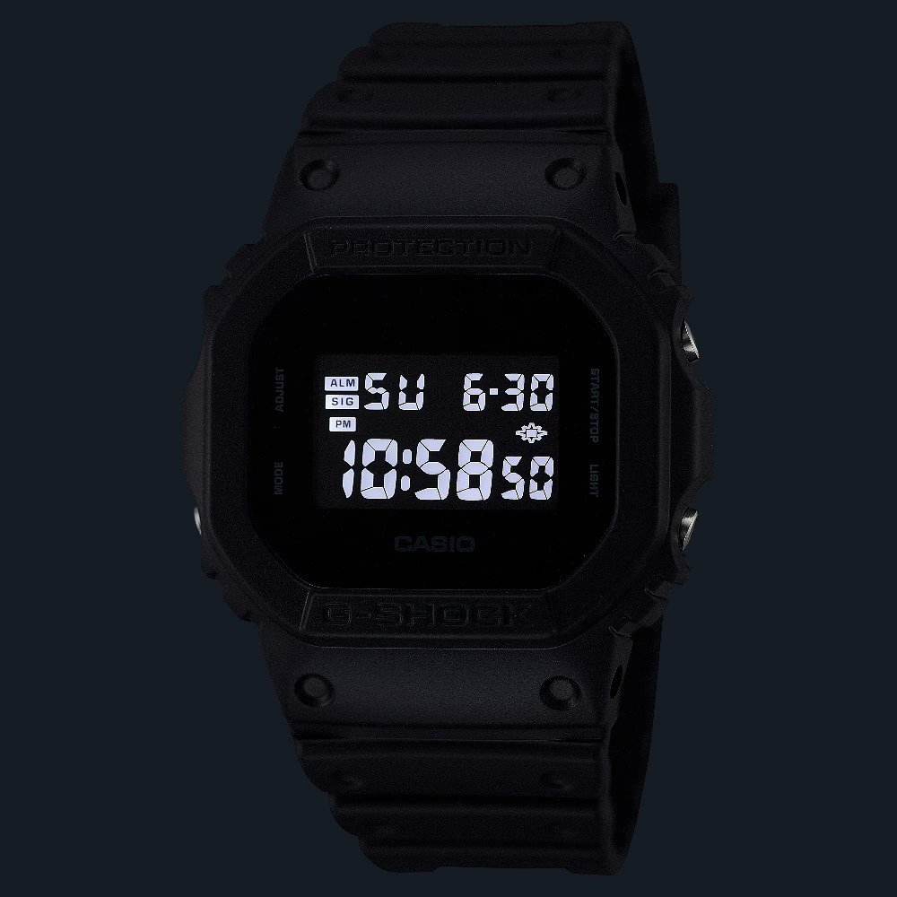 G-Shock Classic Style DW-5600UBB-1ER Classic - Basic Black LED Watch ...