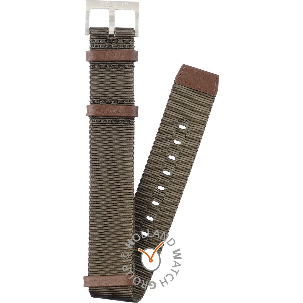 Hamilton Straps H694.706.109 Khaki Mechanical Strap • Official dealer ...