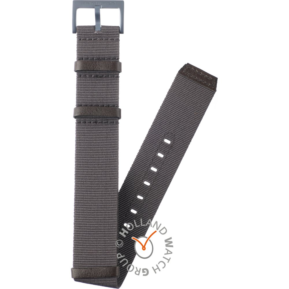 Hamilton Straps H694.804.101 Khaki Pilot Strap • Official dealer ...