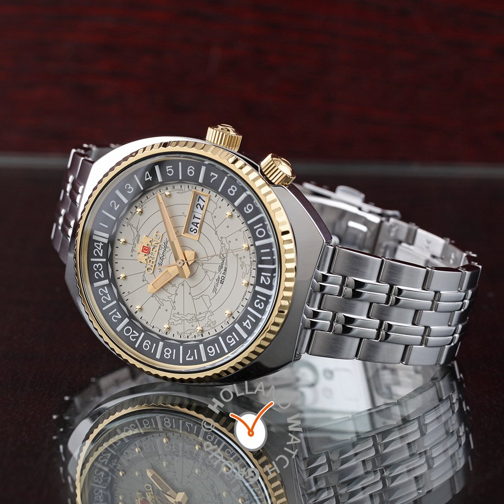 Orient Automatic RA-AA0E01S19B World Map Revival Watch • EAN ...