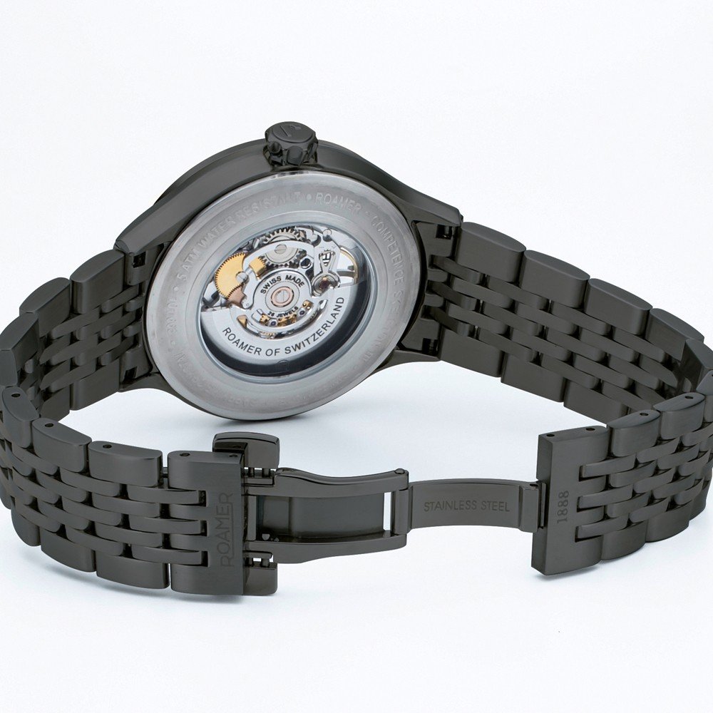 Roamer Competence 101663-40-55-10N Competence Skeleton III Watch • EAN: 7640185786615 ...