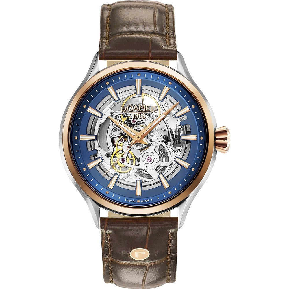 Roamer Competence 101663-49-45-05N Competence Skeleton III Watch • EAN: 7640185782396 ...