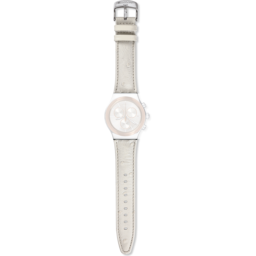 Swatch Irony - Chrono New - YV AYVS412 YVS412 Albinostrich Strap ...
