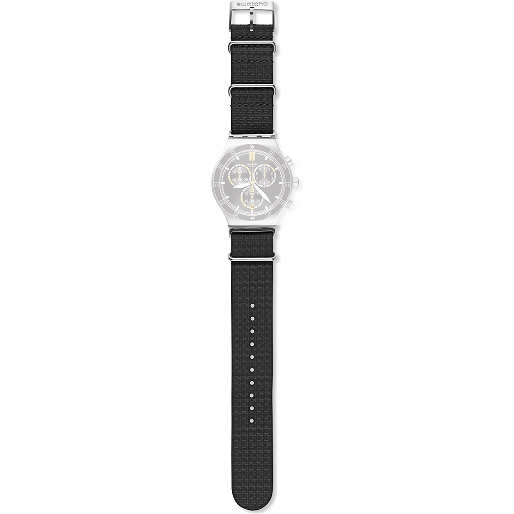 Swatch Irony - Chrono New - YV AYVS422 YVS422 Orange Teeth Strap ...