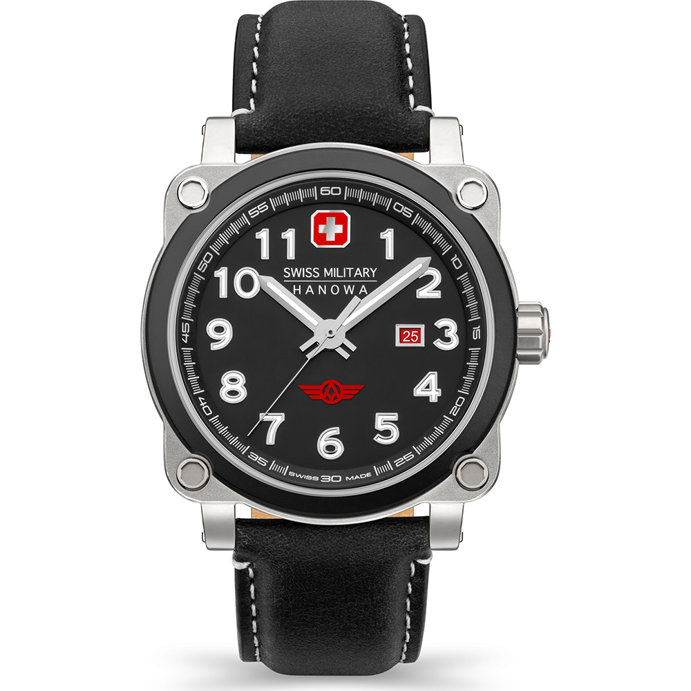 Swiss Military Hanowa Air SMWGB2101302 Aerograph Night Vision Watch ...