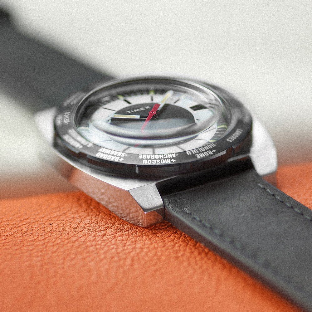 Timex Q TW2V69500 Q World Time Ring Reissue Watch • EAN: 194366283129 ...