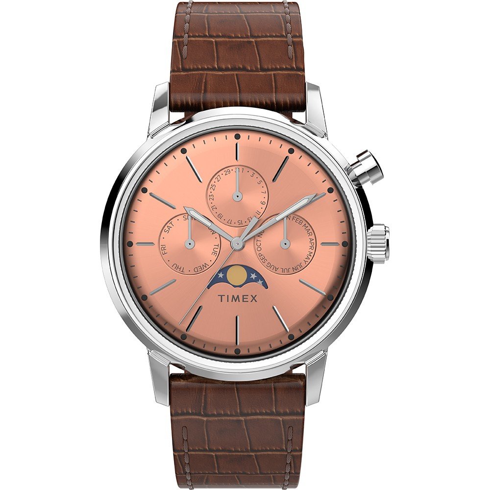Timex Marlin TW2W51100 Marlin Moon Phase Watch • EAN: 194366343366 ...