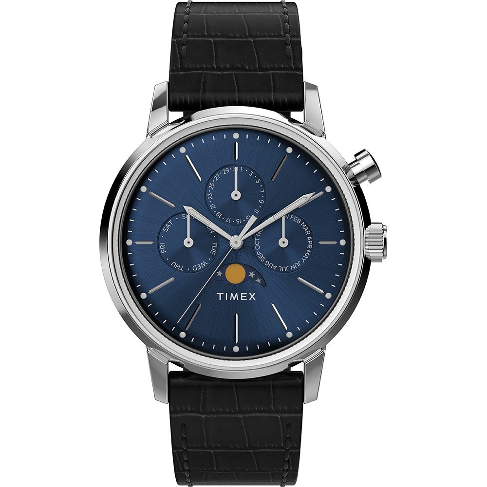 Timex Marlin TW2W51200 Marlin Moon Phase Watch • EAN: 194366343373 ...