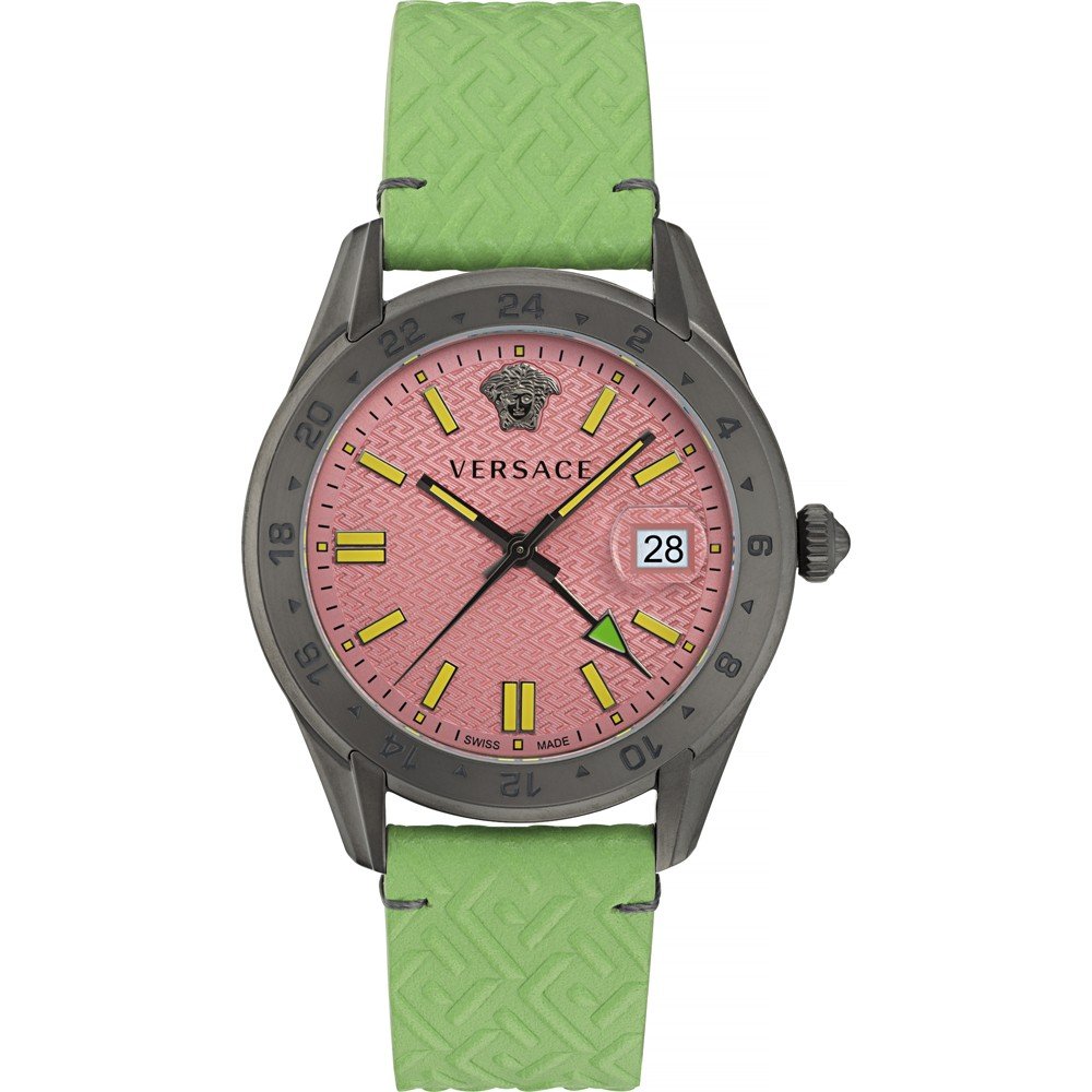 Versace VE7C00323 Greca Time GMT Watch • EAN: 7630615133133 ...